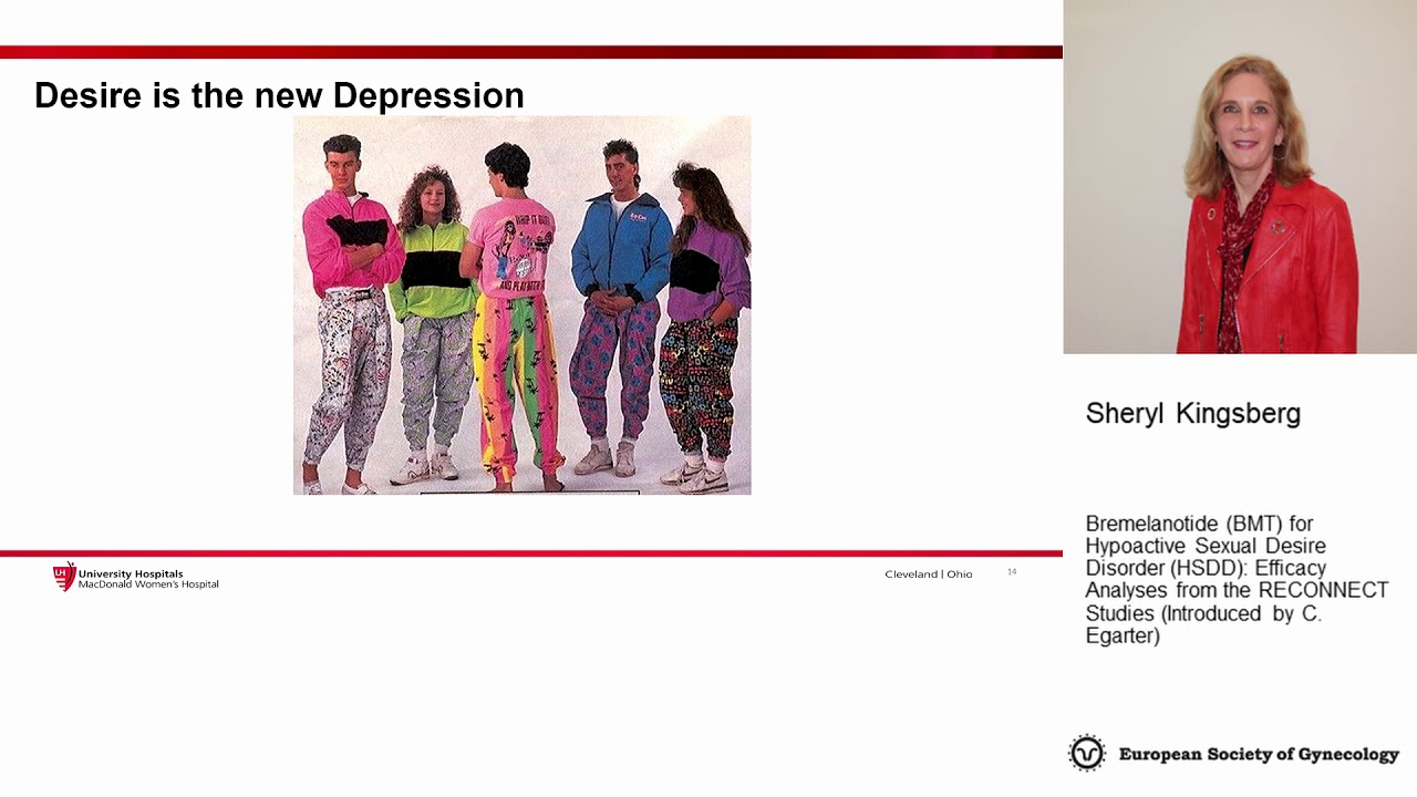 Sheryl Kingsberg: Bremelanotide (BMT) for Hypoactive Sexual Desire ...